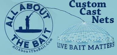 3/8" Mesh 10' Radius Cast Net – All About The Bait