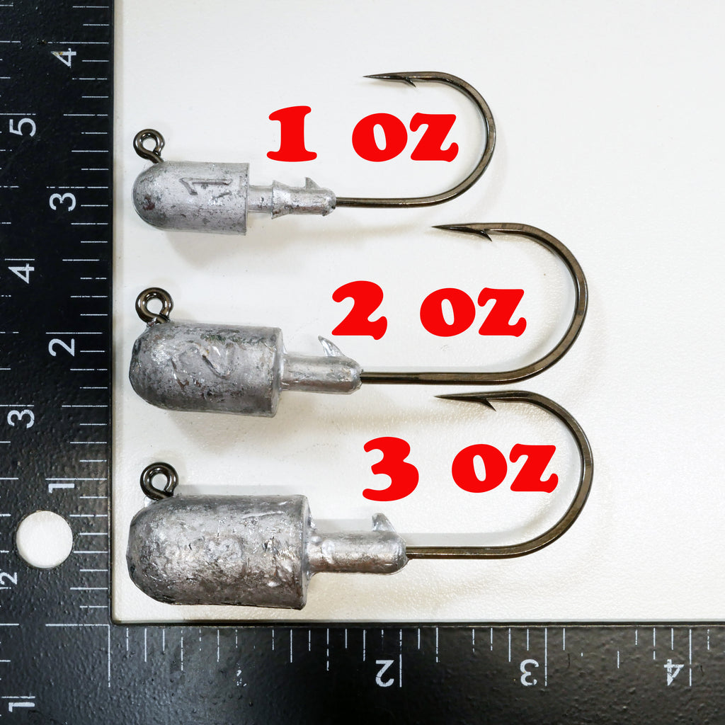 Bullet Head Jigheads MUSTAD 32786 1 oz - FREE SHIPPING – All About The Bait