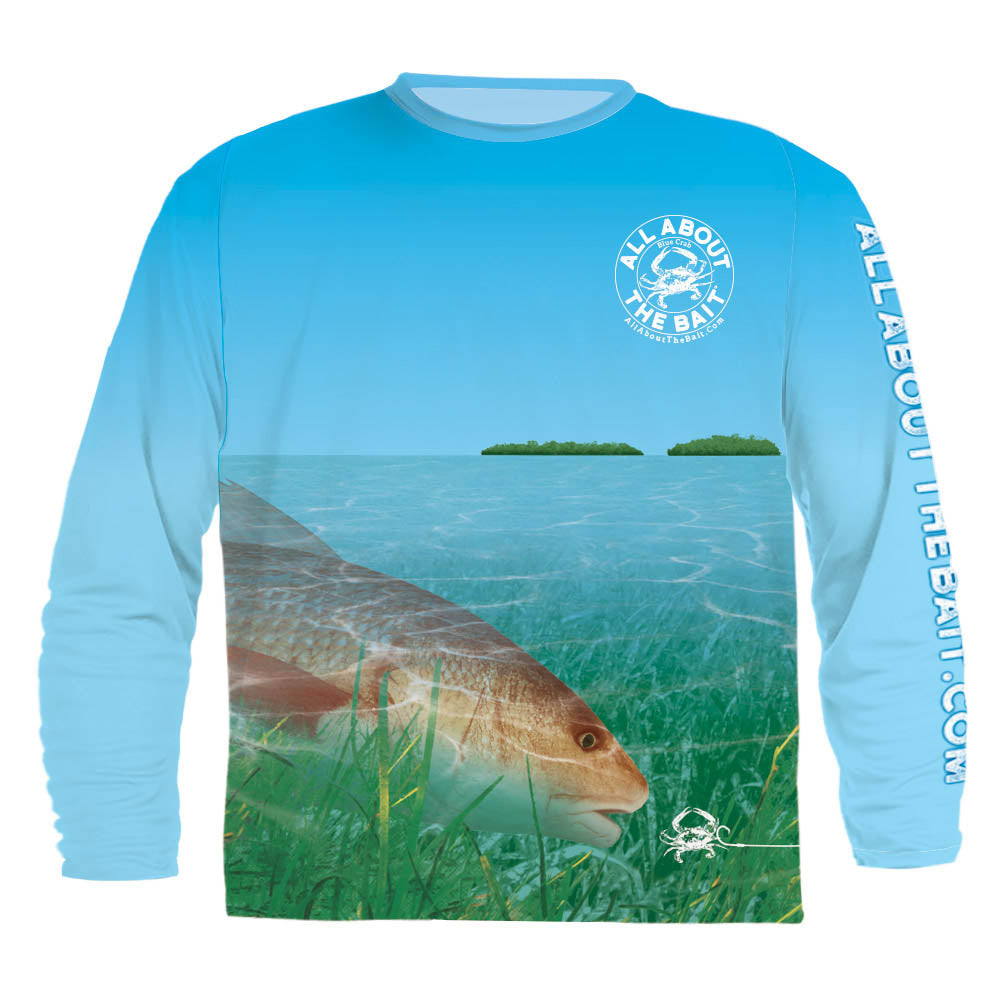 (+ FREE REDFISH FACE MASK) - REDFISH - COOLMAX - 100% Micro Fiber Poly ...