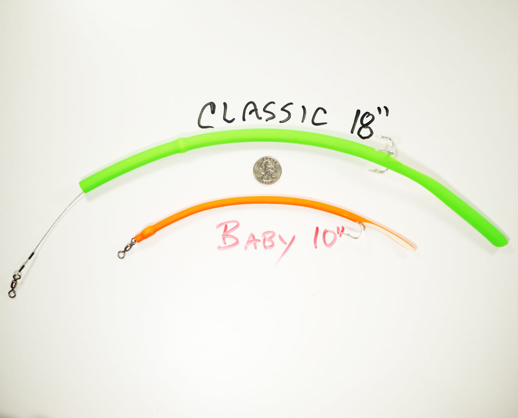 GREEN CLASSIC CUDA TUBES TREBLE HOOK - 2 or 5 Pack - FREE SHIPPING ...