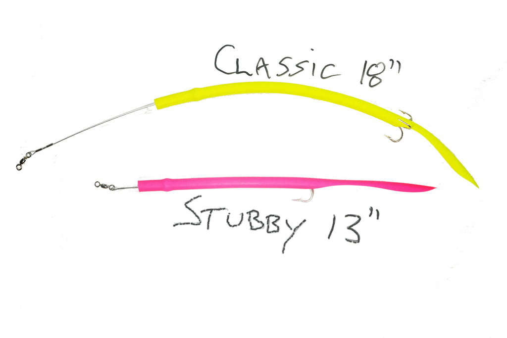 STUBBY BLACK CLASSIC CUDA TUBES TREBLE HOOK - 2 or 5 Pack - FREE SHIPP ...