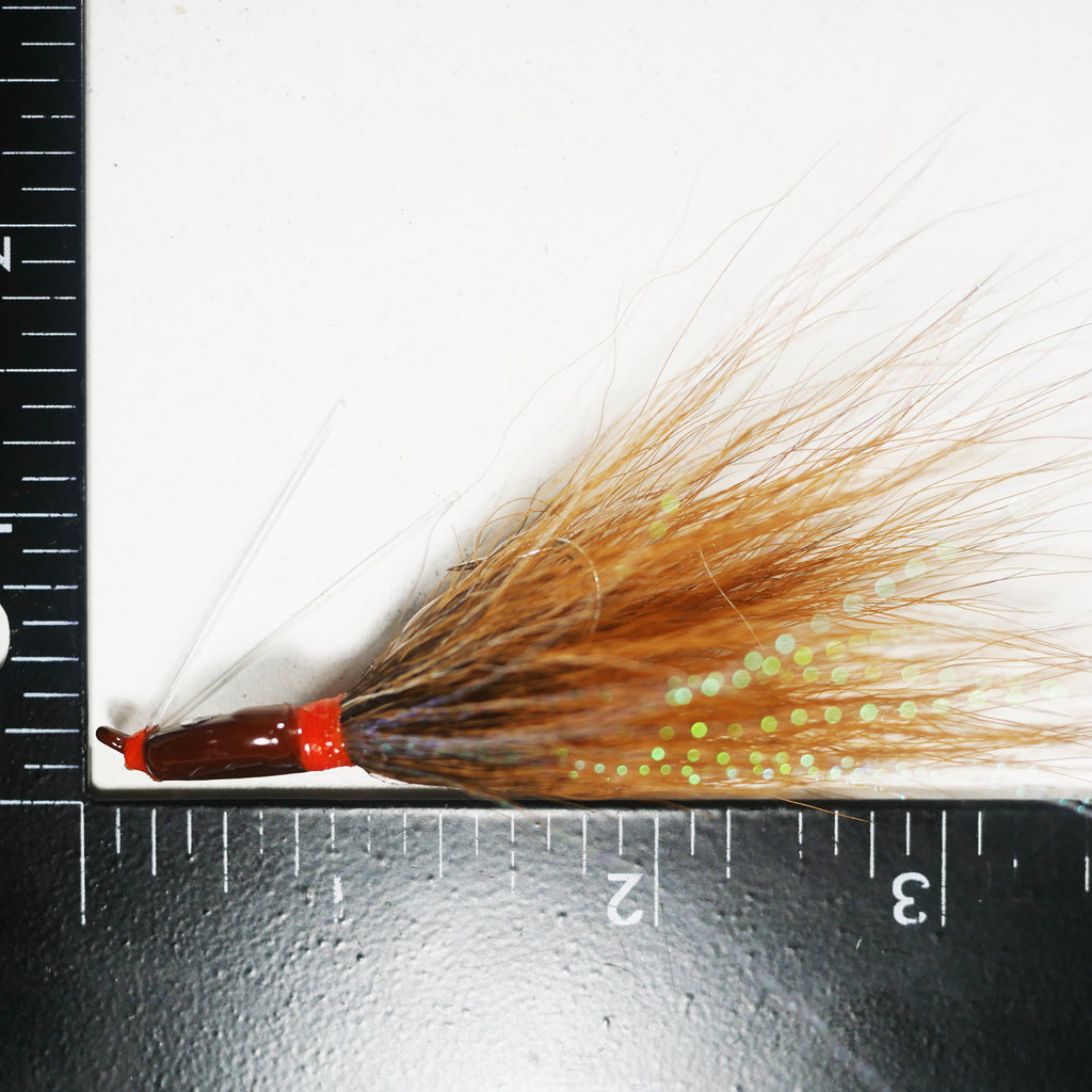 (BROWN) BONEFISH BUCKTAIL (STRAIGHT) - 1/4 oz - 3, 5, or 10 pack. FREE ...