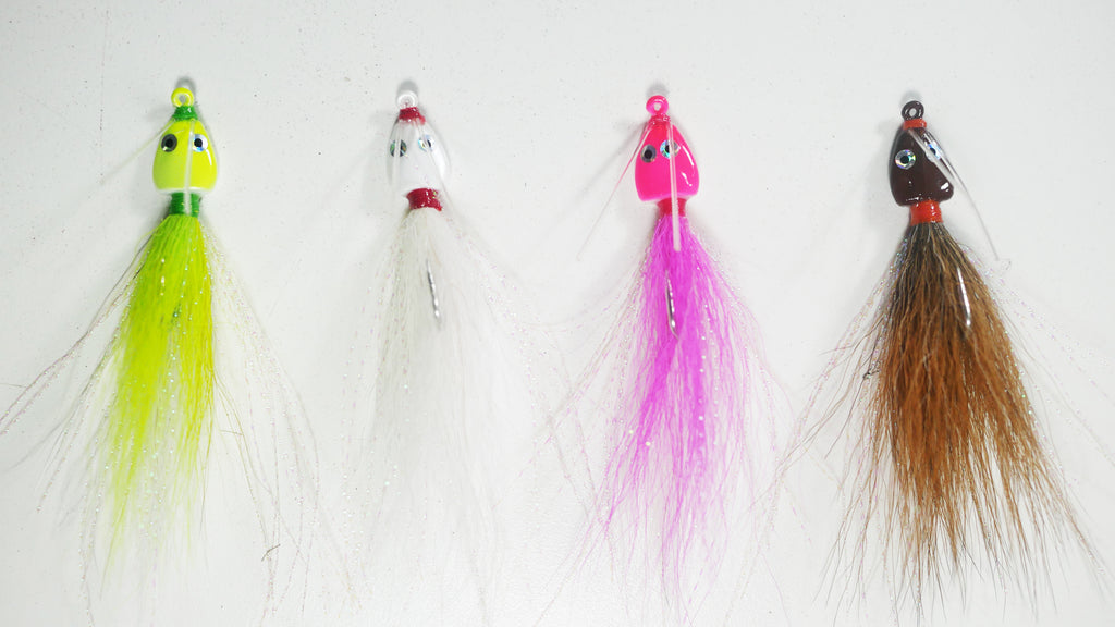 (SAMPLE PACK) BONEFISH BUCKTAIL (STRAIGHT) - 1/8 oz - 2 each (8 pack ...