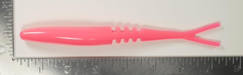 7" Fluke Soft Plastic - PINK - 5, 10, or 25 pack- FREE SHIPPING – All ...